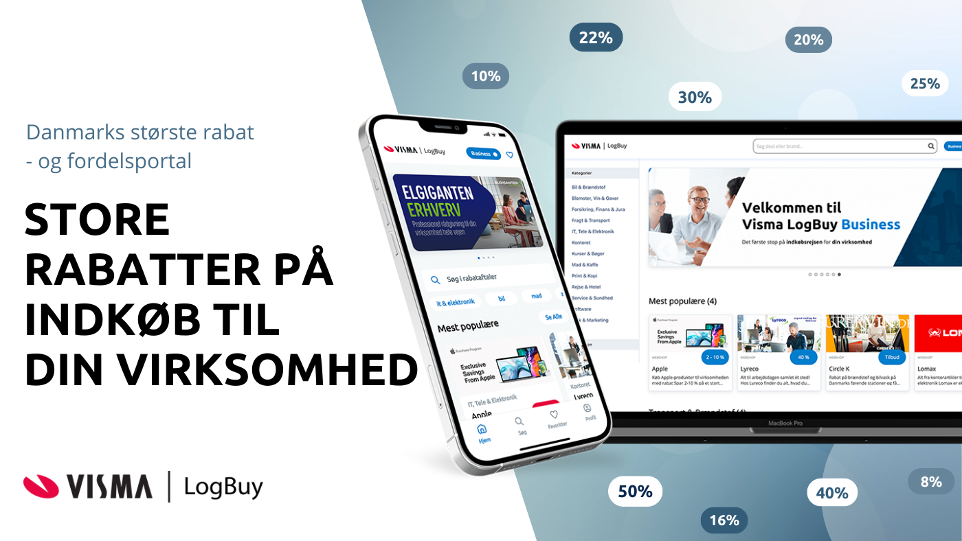 Visma LogBuy Business: Rabat på indkøb til din virksomhed